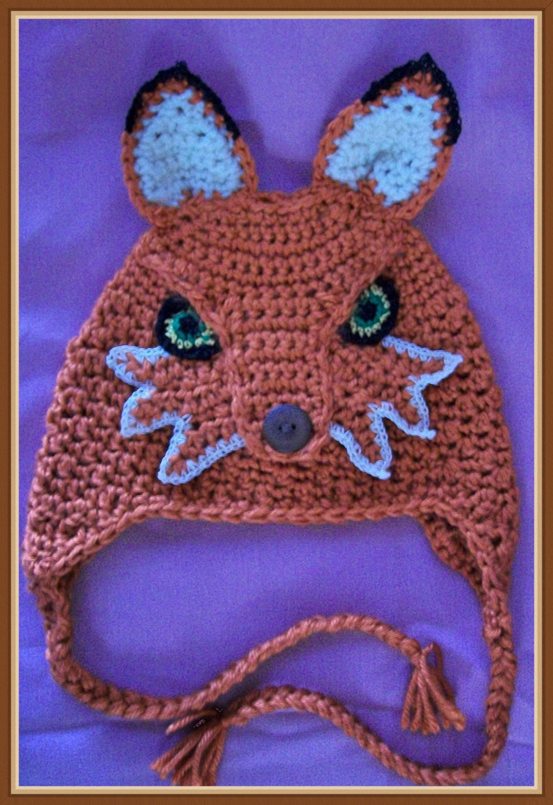 Foxy Little Hat Crochet Pattern PDF - INSTANT DOWNLOAD. - Etsy