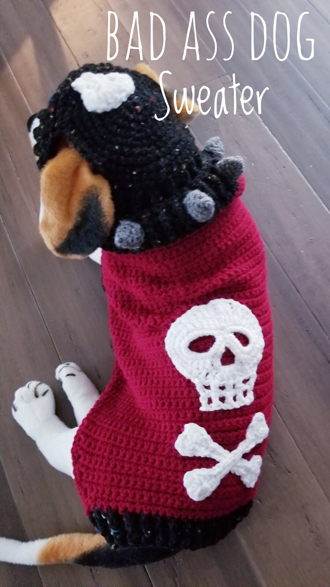 Bad Ass Dog Sweater Crochet Pattern - PDF Instant Download - Etsy