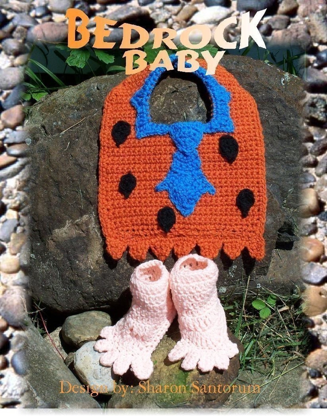 Caveman Costume Bib and Bootie Crochet Pattern PDF - INSTANT DOWNLOAD ...