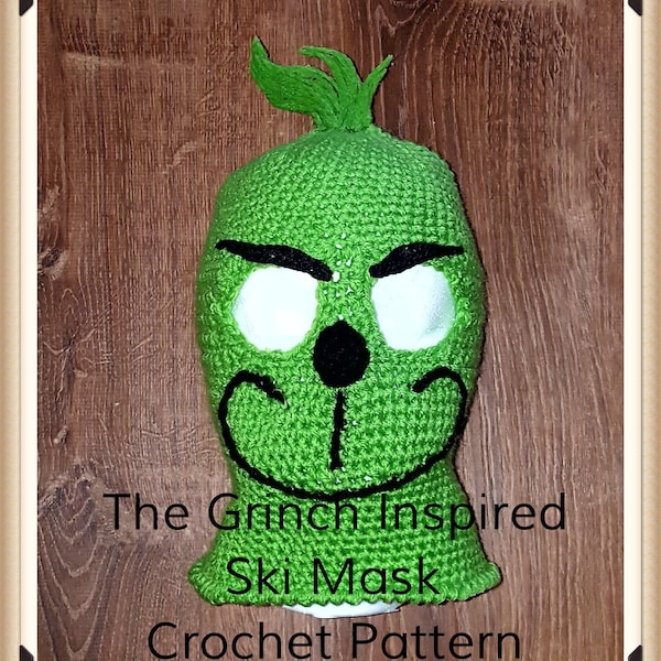 Grinch Mask - Etsy
