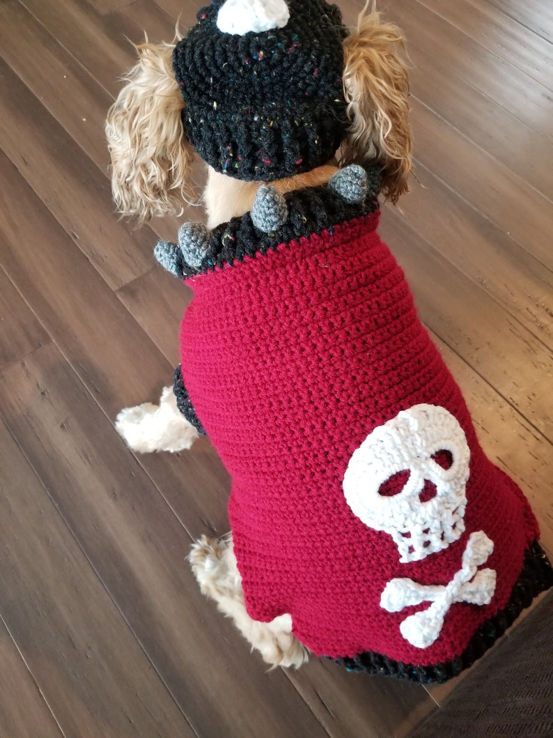 Bad Ass Dog Sweater Crochet Pattern PDF Instant Download - Etsy