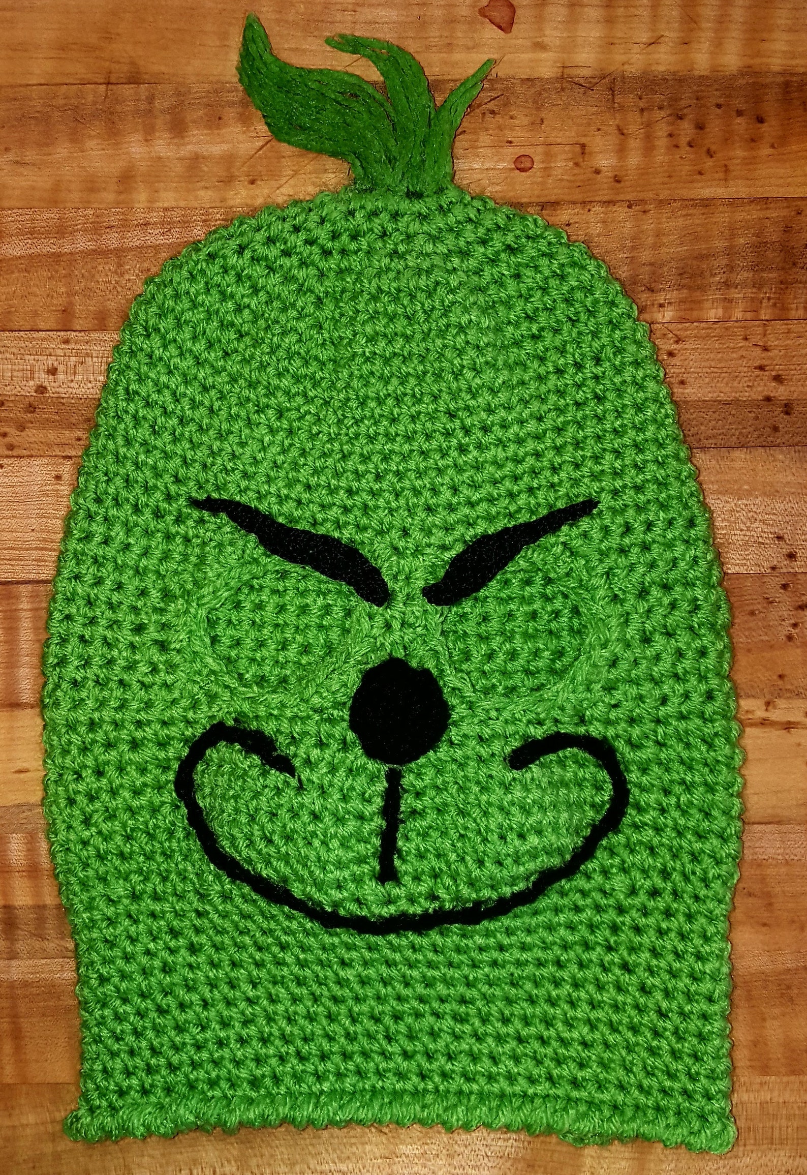 The Grinch Inspired Ski Mask Crochet Pattern PDF - Etsy