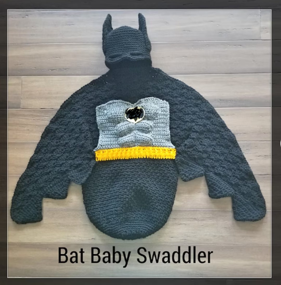 Bat Baby Swaddler Crochet Pattern - PDF - Etsy