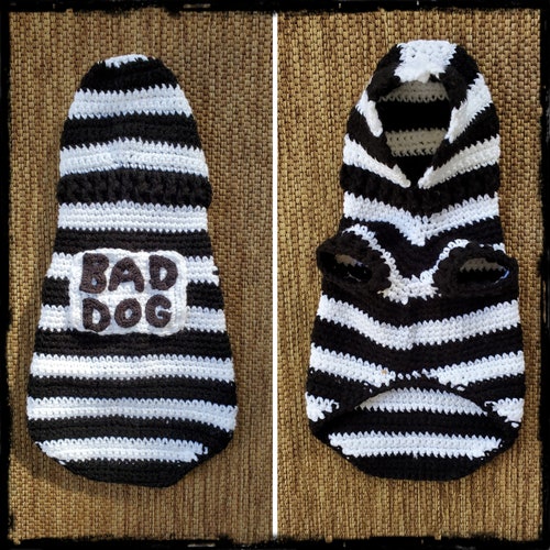 Bad Ass Dog Sweater Crochet Pattern PDF Instant Download - Etsy