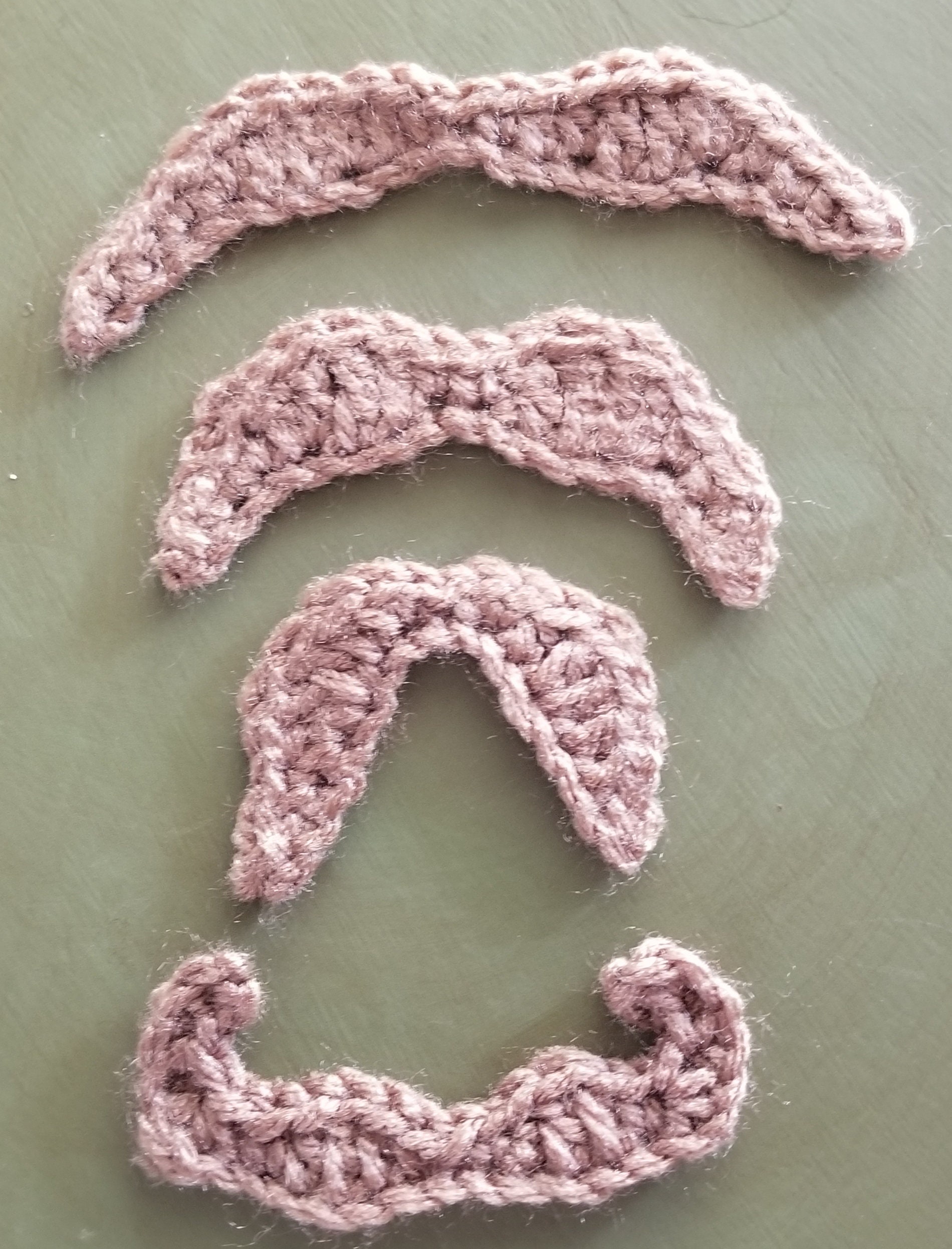 Mustached Nose Warmer Crochet Patterns - PDF - Etsy