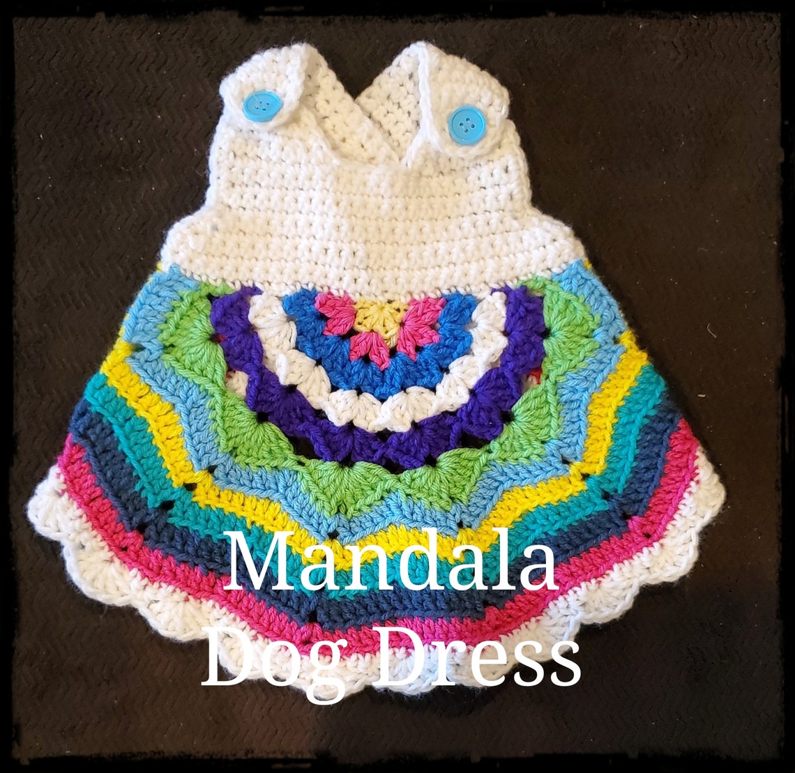 Mandala Dog Dress Crochet Pattern PDF - Etsy