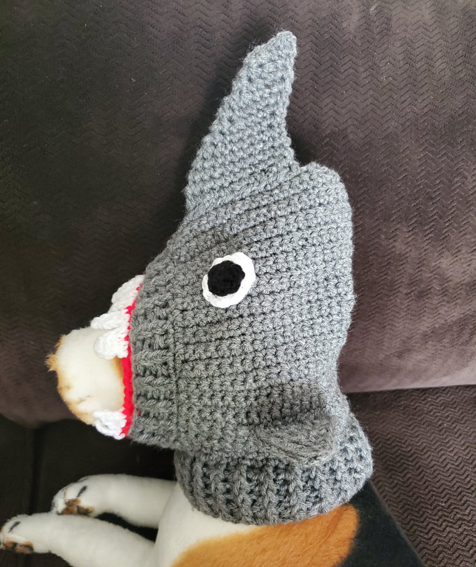 Shark Eating Dog Hood Crochet Pattern PDF INSTANT Download - Etsy Canada
