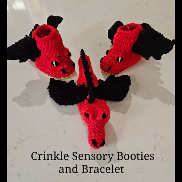 Dragon Baby Booties - Etsy