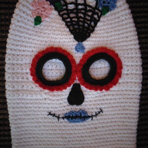 Sugar Skull Face Mask Crochet Pattern PDF-INSTANT DOWNLOAD - Etsy