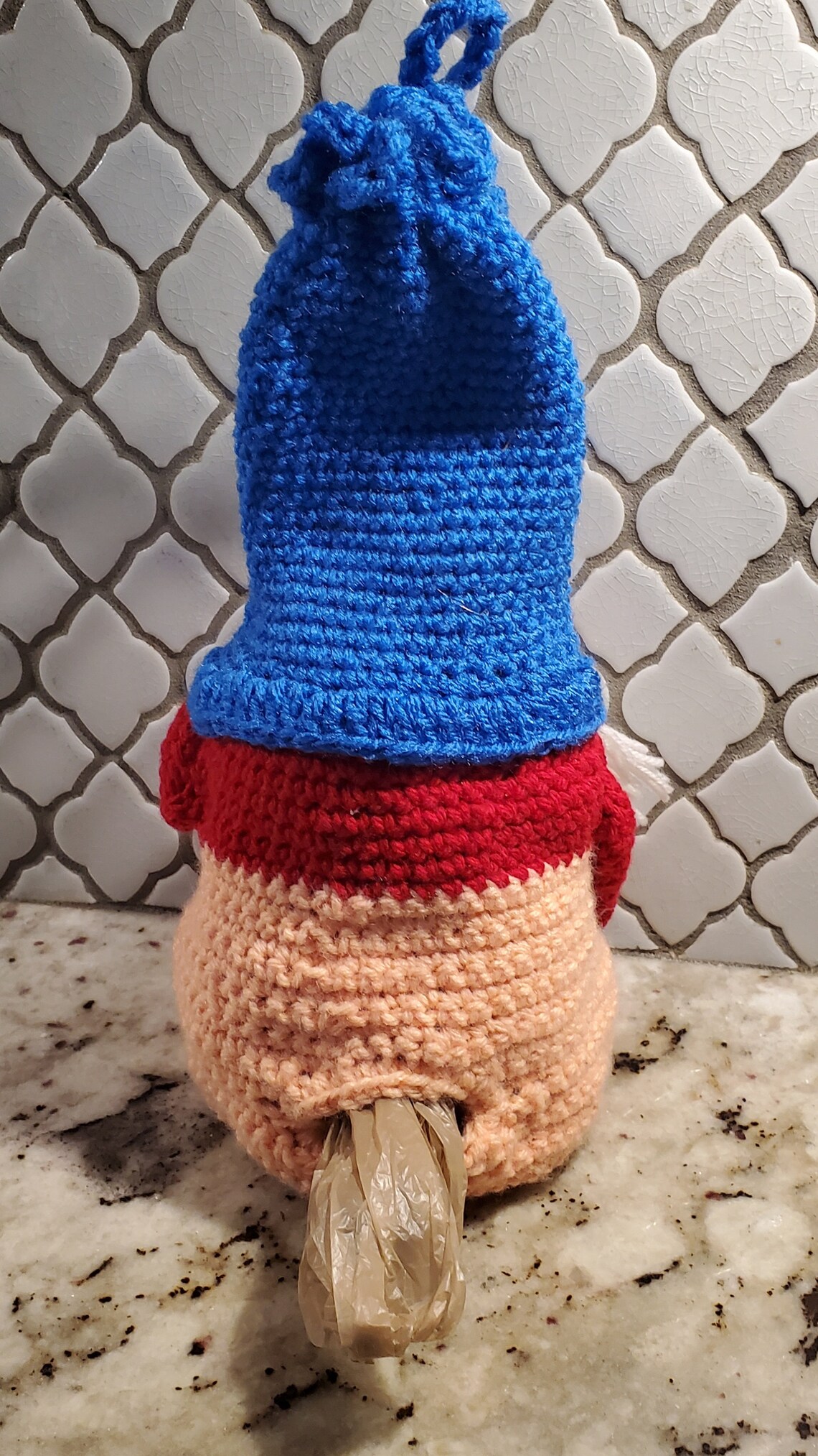 Whoops I Pooped Gnome Bag Keeper - PDF Crochet Pattern - Etsy