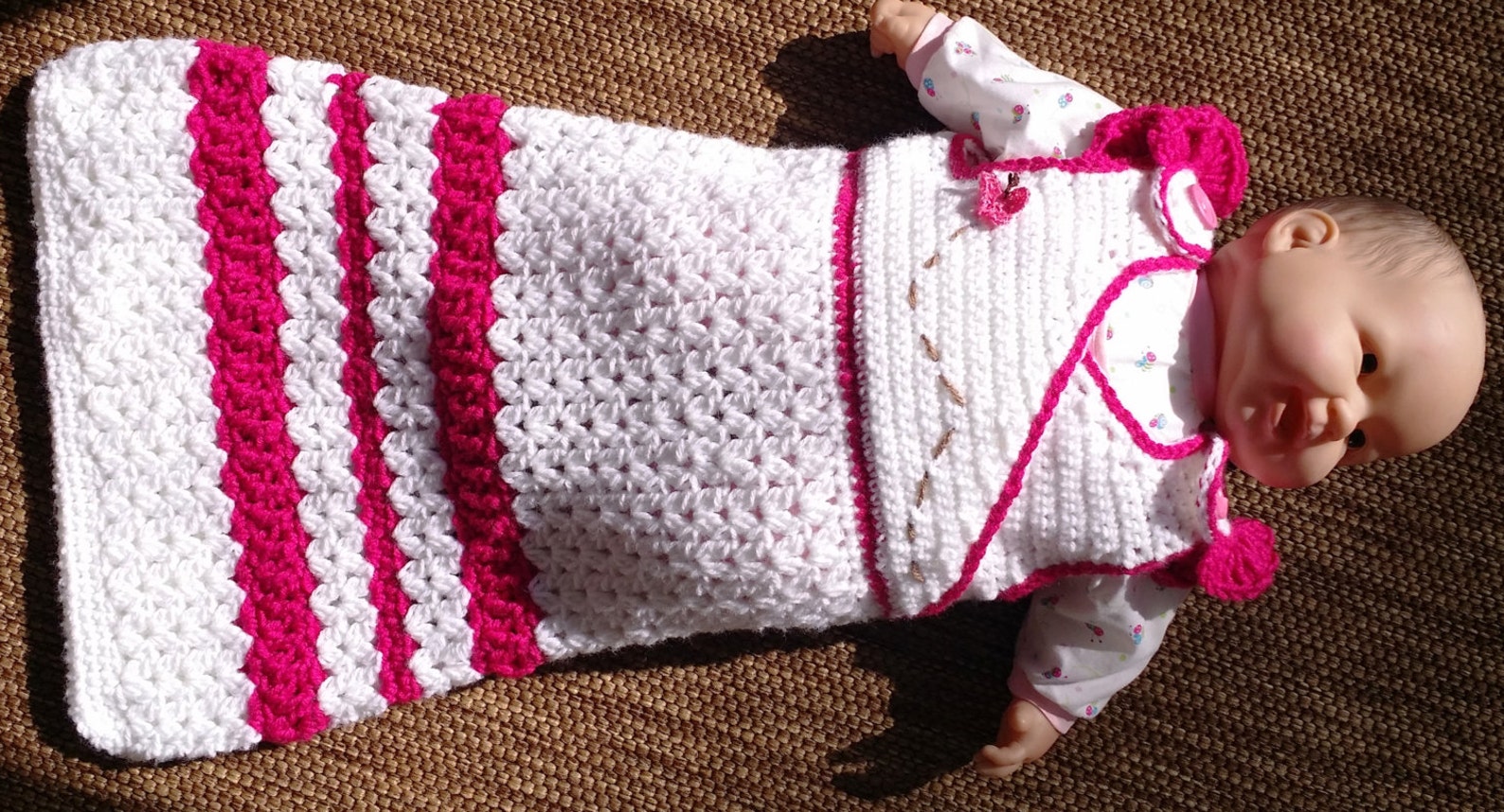 Kissed by a Butterfly Sleep Sack Crochet Pattern INSTANT | Etsy