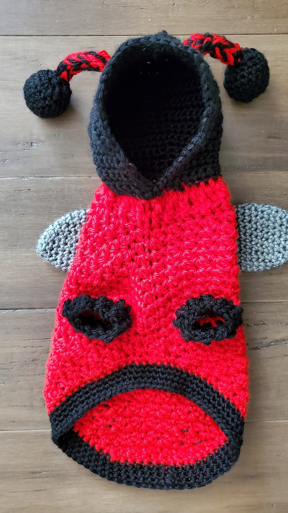 Lady Bug Dog Sweater Crochet Pattern PDF - Etsy