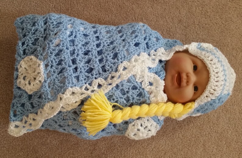 Frozen Inspired Hooded Blanket Crochet Pattern - Etsy