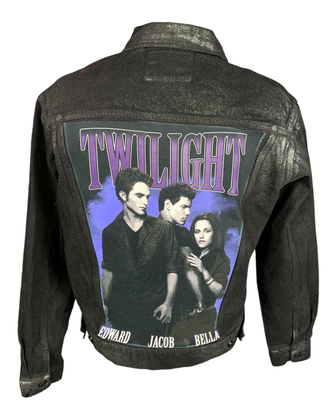Twilight Sparkle Denim Jacket | Reworked, Upcycled Emo Horror Jean ...
