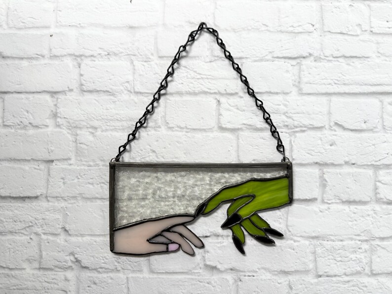 Glinda and Elphaba Stained Glass Ornament, Wicked Enthusiasts, Birthday ...