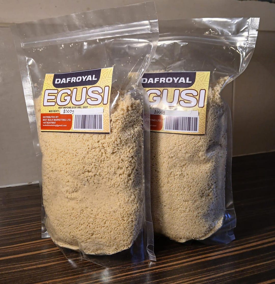 Egusi (melon) - for Your Delicious African Soup. Very Neatly Packaged ...