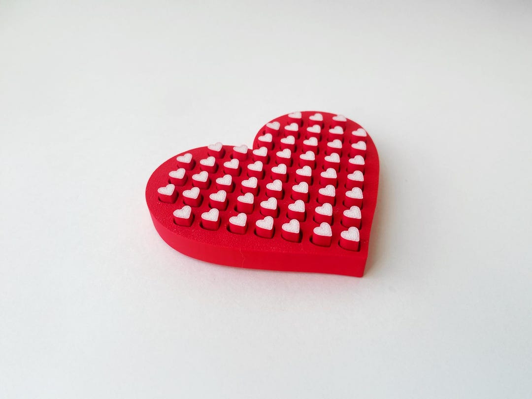 Mom’s Tactile Red Heart Fidget Toy for Pretend Loving Play - Etsy