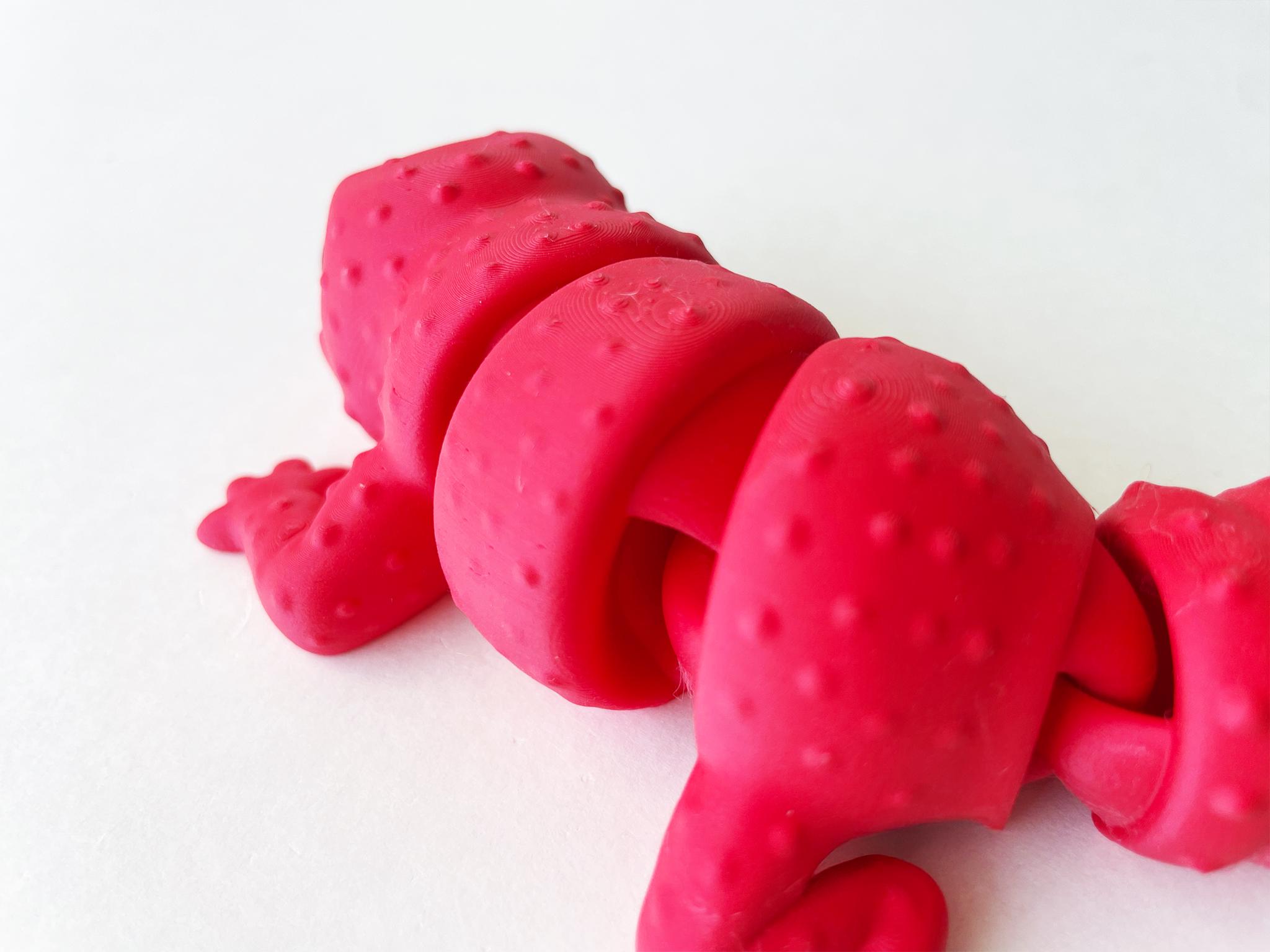 Red Desert Gecko Fidget Toy for Pretend Play and STEM Learning - Etsy