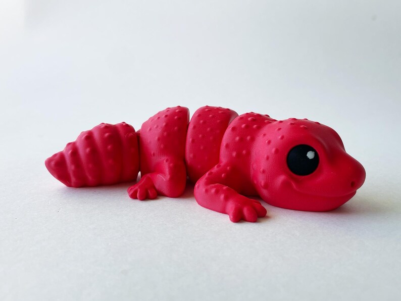 Red Desert Gecko Fidget Toy for Pretend Play and STEM Learning - Etsy