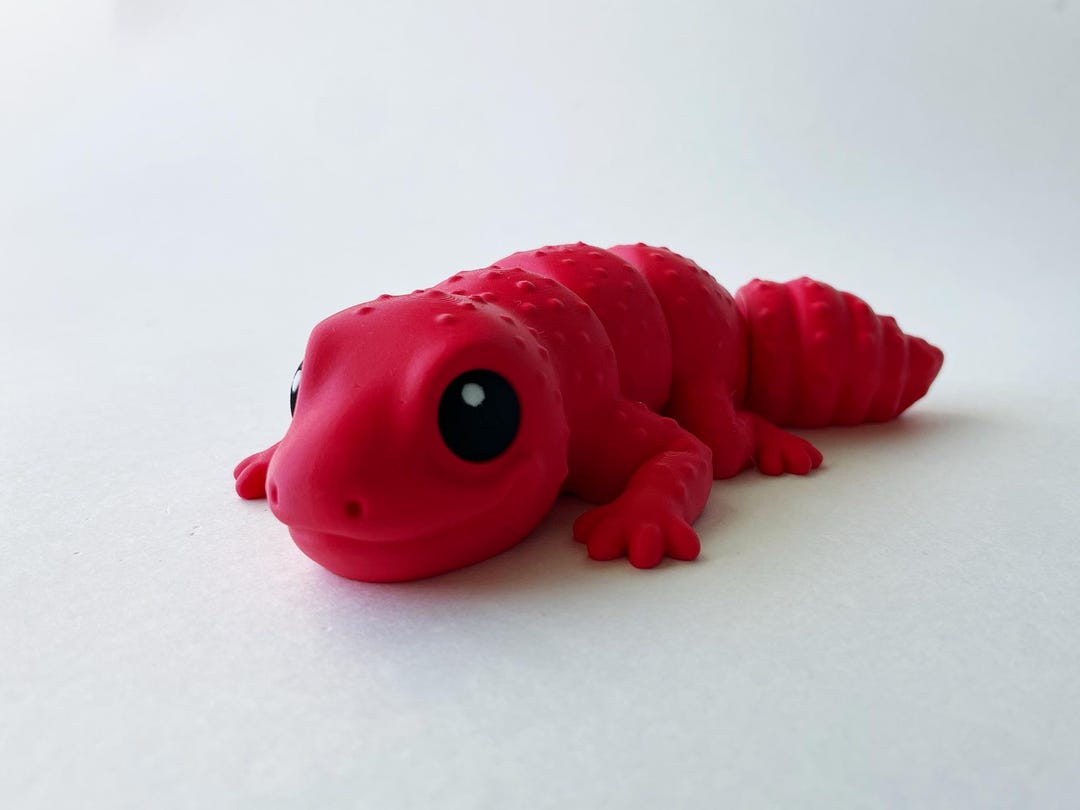 Red Desert Gecko Fidget Toy for Pretend Play and STEM Learning - Etsy