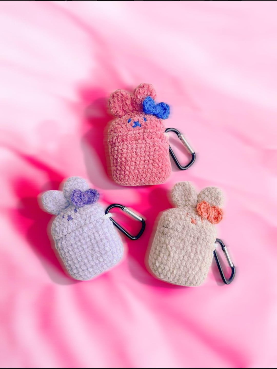 Bunny Airpods Case Crochet Pattern - Cute Amigurumi Earbuds Holder ...