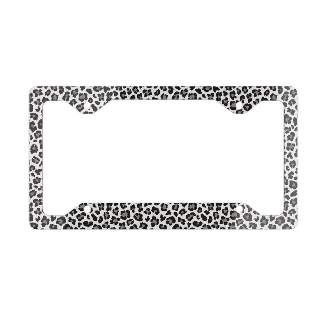 Cheetah License Plate Frame, Safari Car Accessory, Animal Print Auto ...