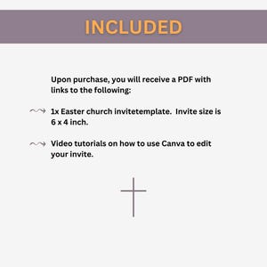Easter Church Invite, Editable Easter Sunday Church Invite, Religious ...