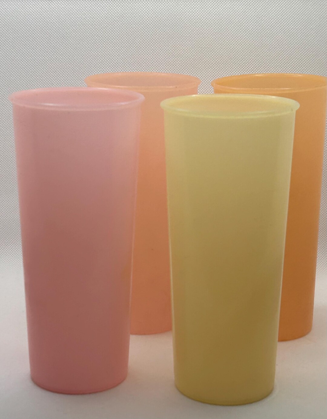 4x Vintage Tupper #107 Juice Tumblers - Etsy