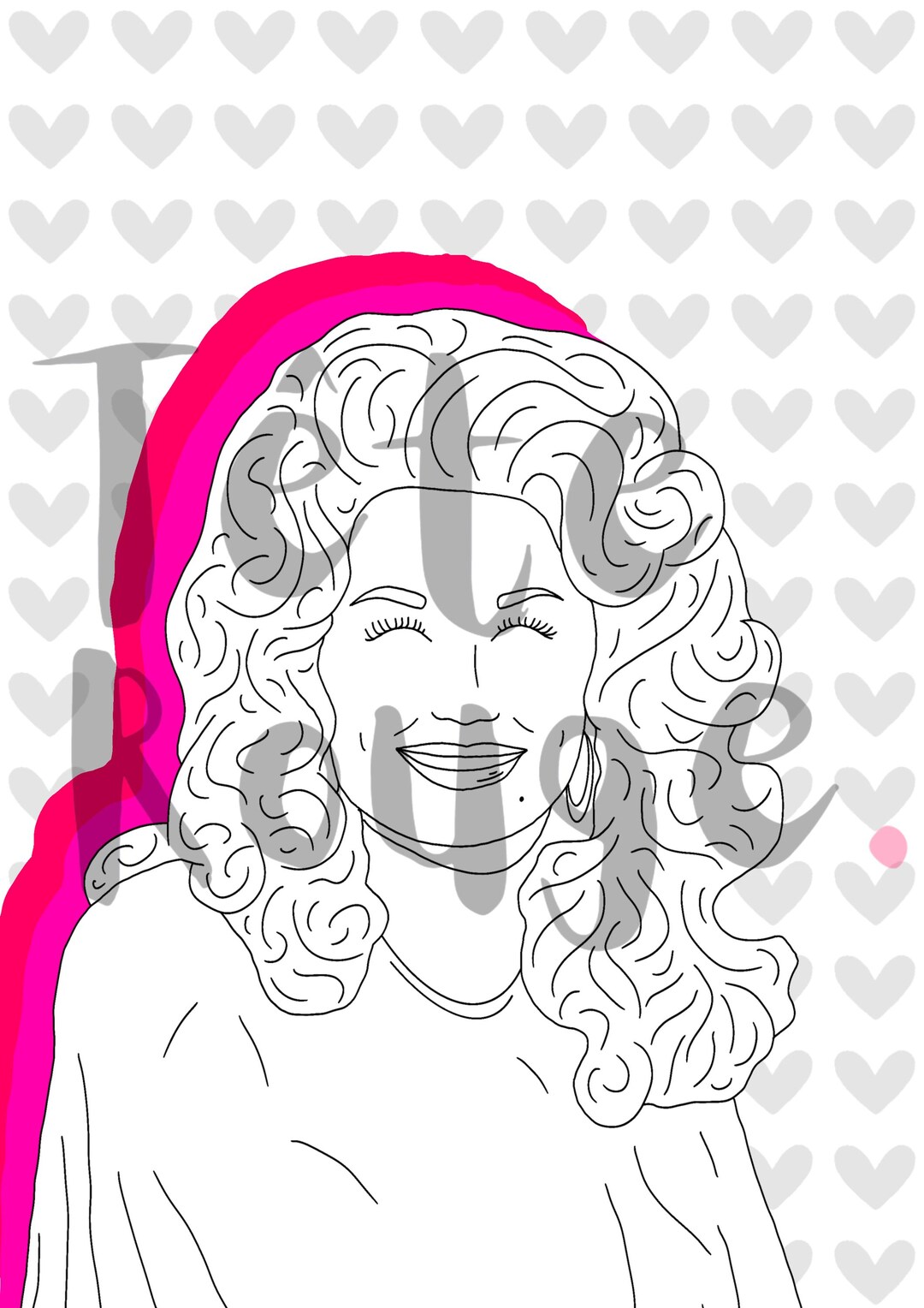 Custom DOLLY PARTON Lyric - A4 Poster Print - Etsy