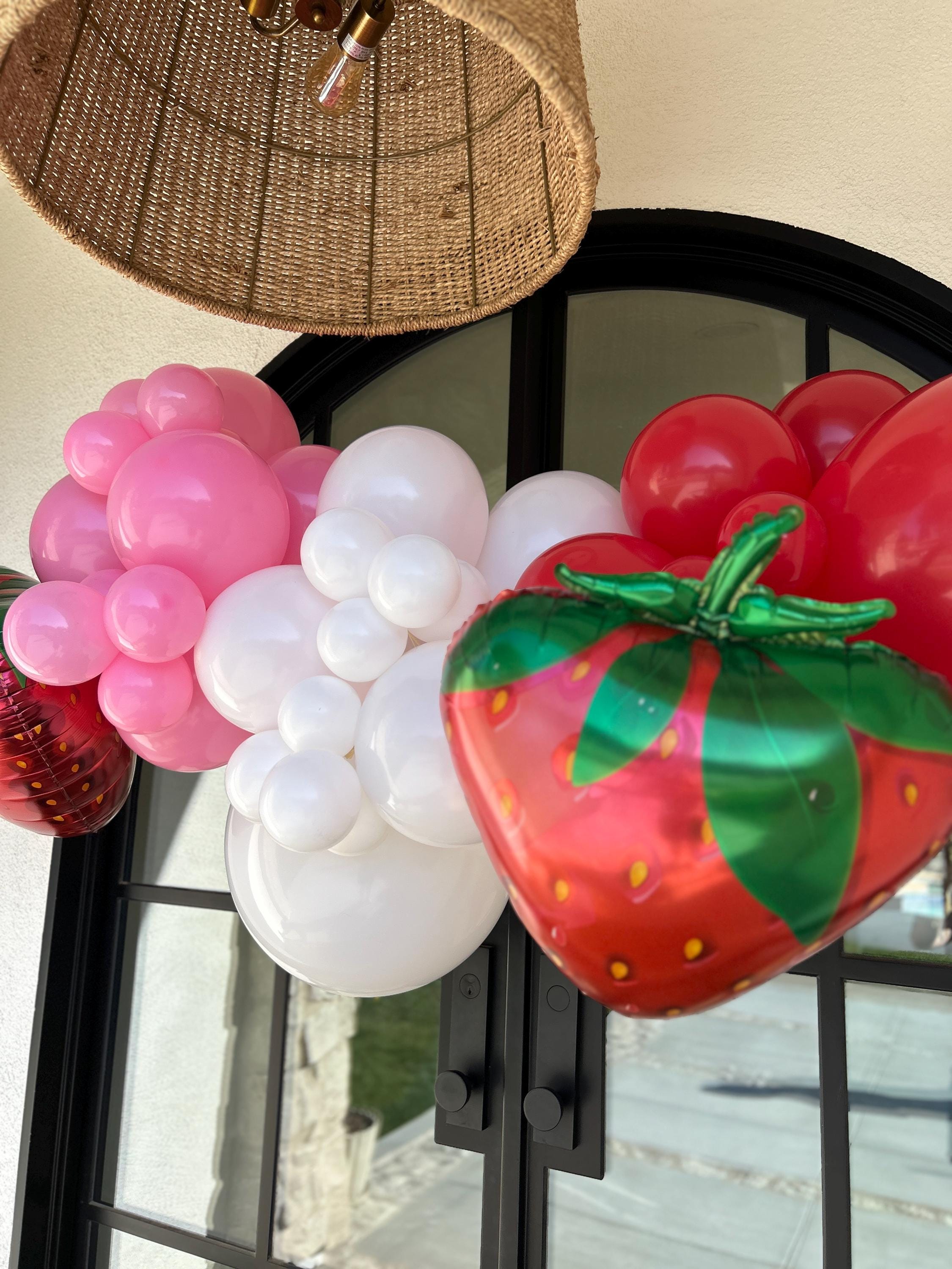 Berry First Birthday Balloon Garland: Strawberry Theme DIY Kit - Etsy