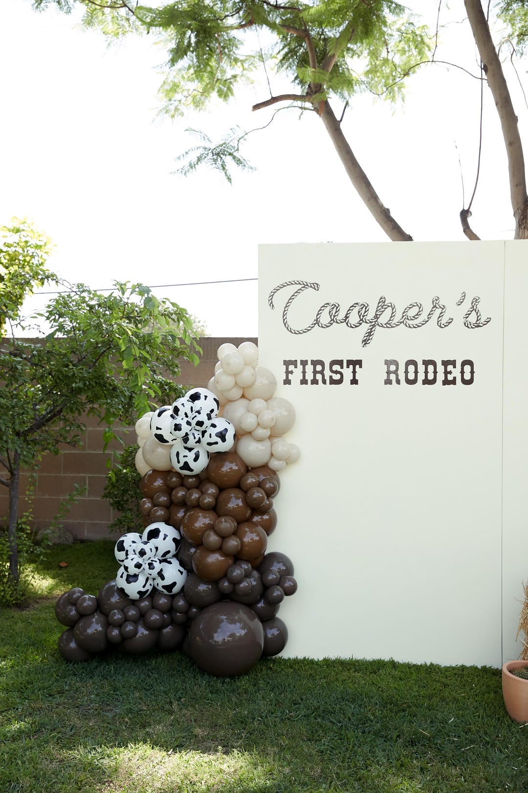 First Rodeo Balloon Garland Kit: Western Cowboy Birthday, Baby Shower ...