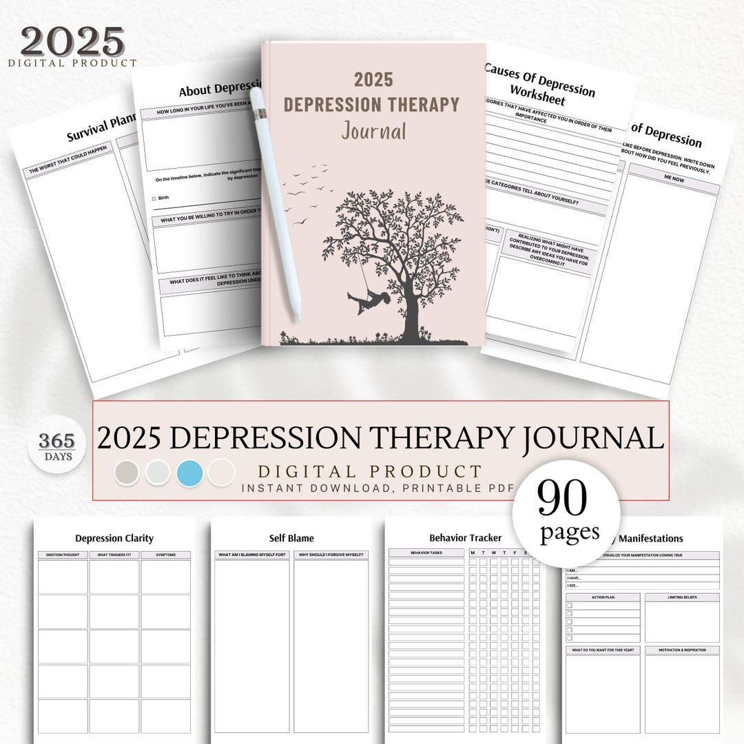 2025 Depression Therapy Journal Mental Health Journal Digital Therapy ...