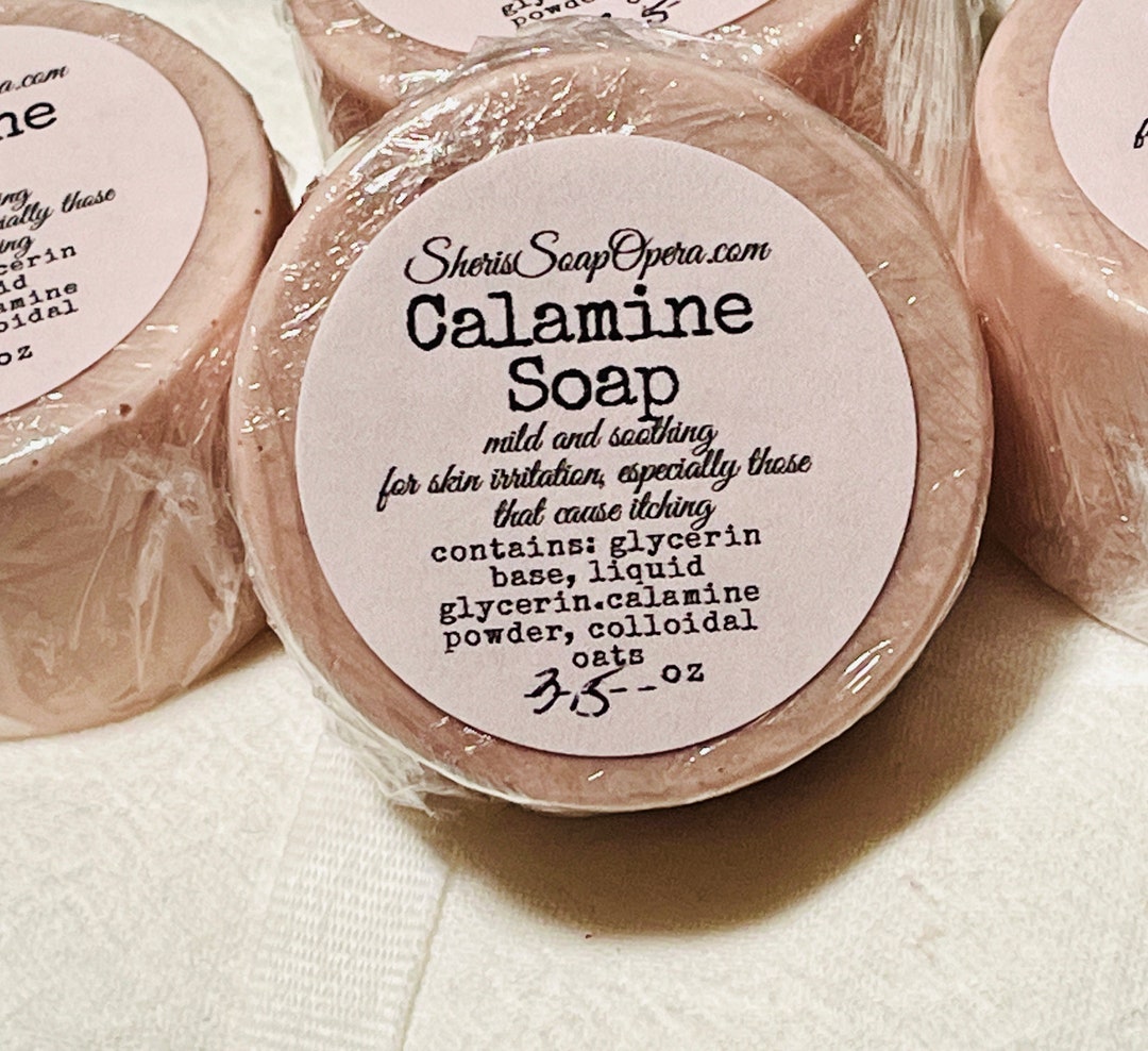 Calamine Oat Soap-for Eczema, Poison Ivy, Dry,itchy Skin,blemish Prone ...