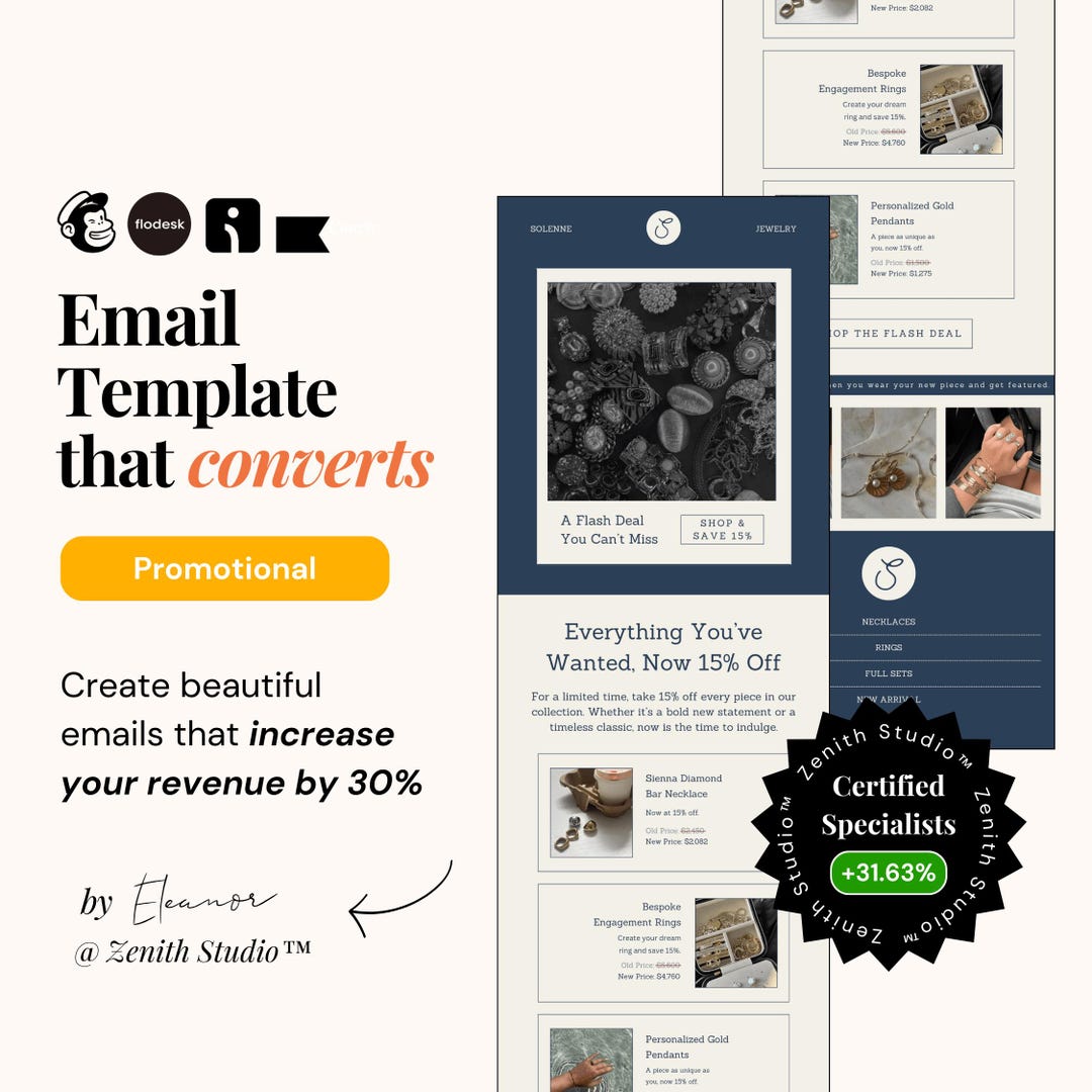 Omnisend Email Marketing Templates Flodes Newsletter Mailchimp Email ...
