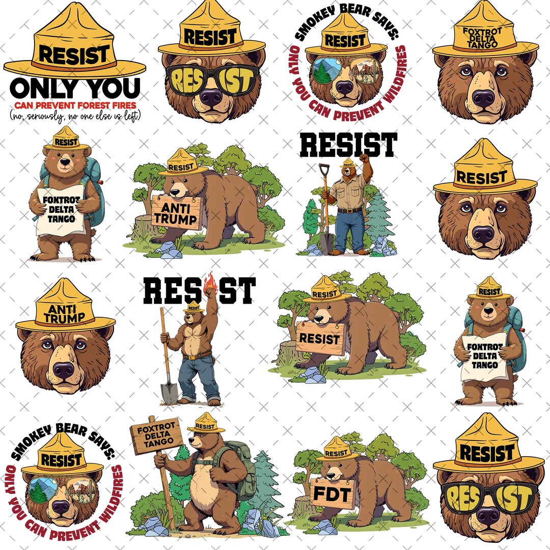 15+ Designs FDT Resist Bear Png, Foxtrot Delta Tango Anti Trump Png ...