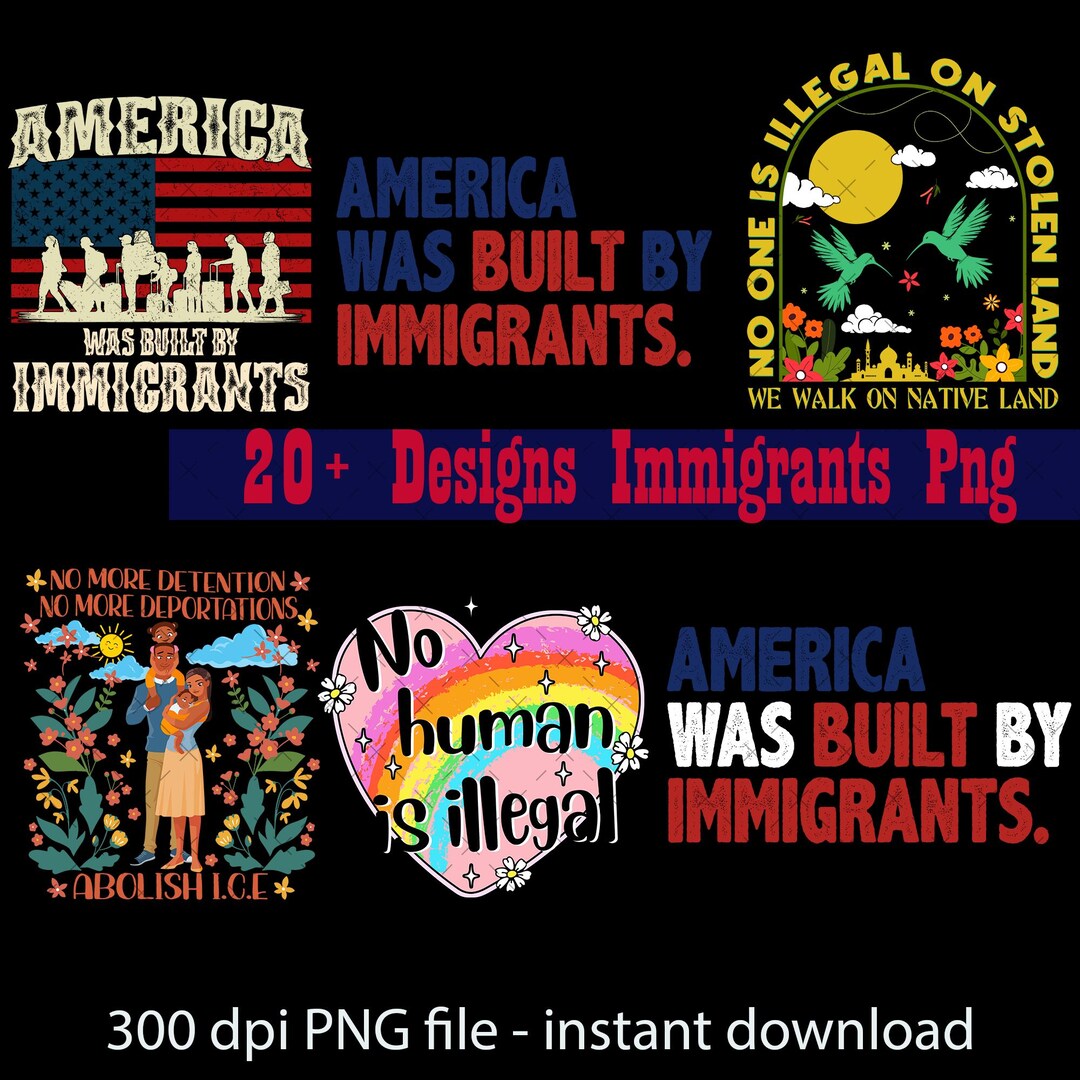 20 Designs America Was Built by Immigrants PNG , Immigrants Png , Trump ...