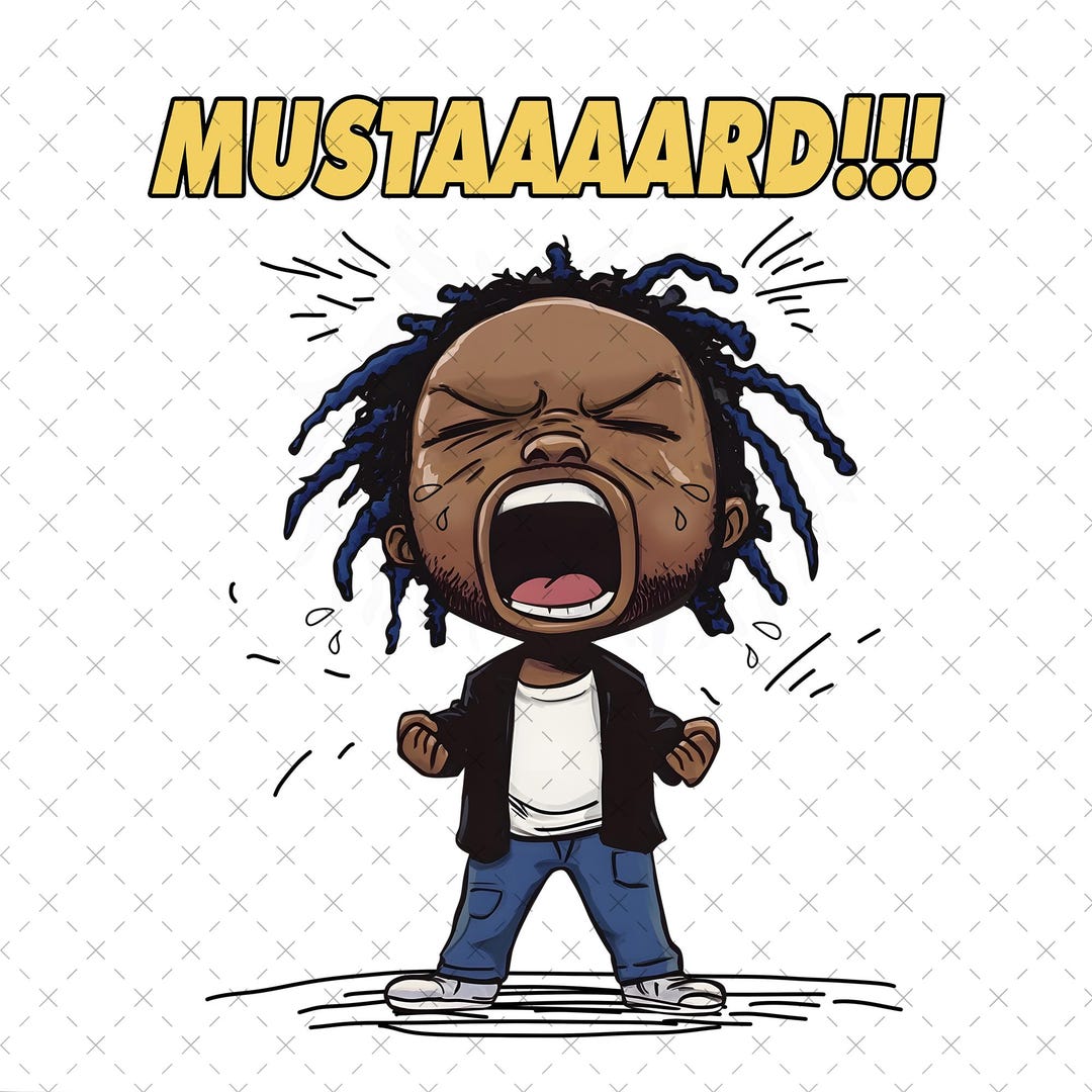 Kendrick Lamar Mustard Meme Png, Kendrick Lamar PNG Design, Kendrick ...
