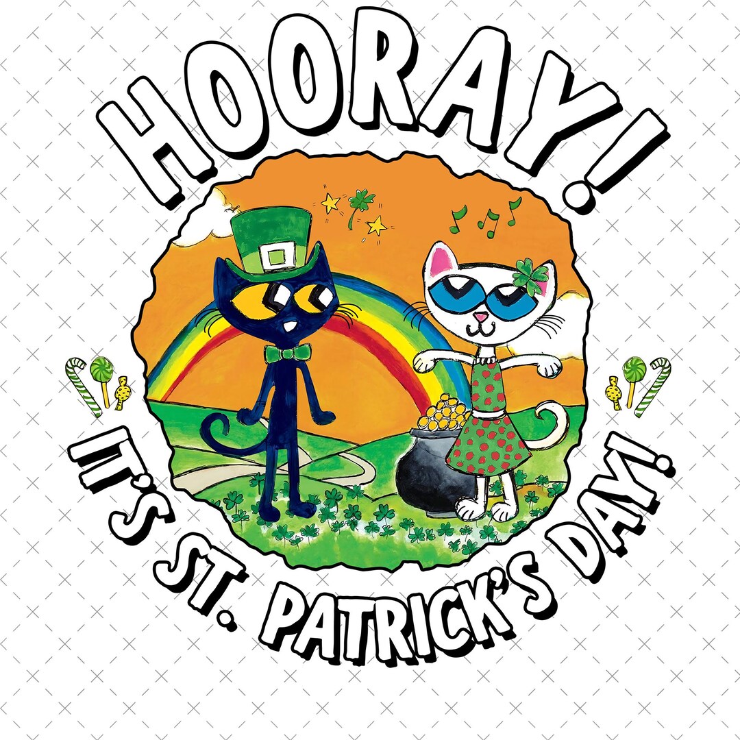 Hooray It's St Patrick's Day Pete the Cat Png, Pete the Cat Png ...
