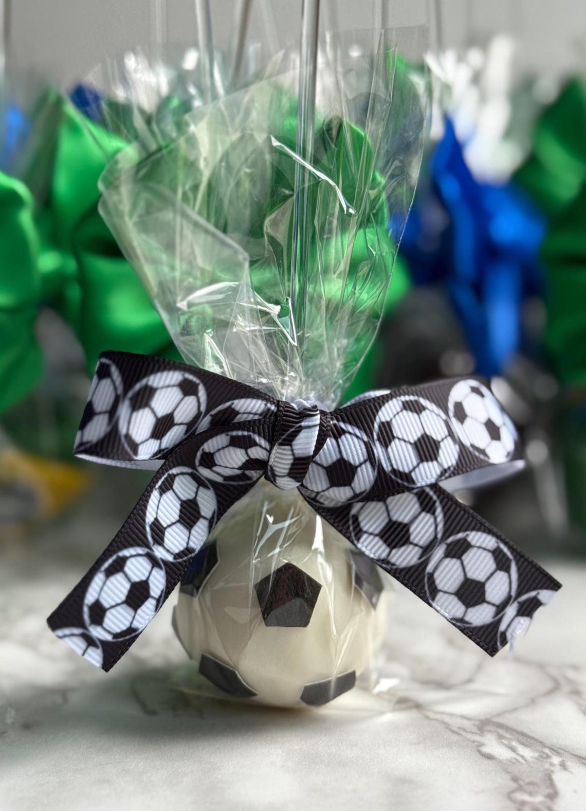 Soccer Ball Cake Pops – Sports Party Treats, Team Celebration Desserts ...