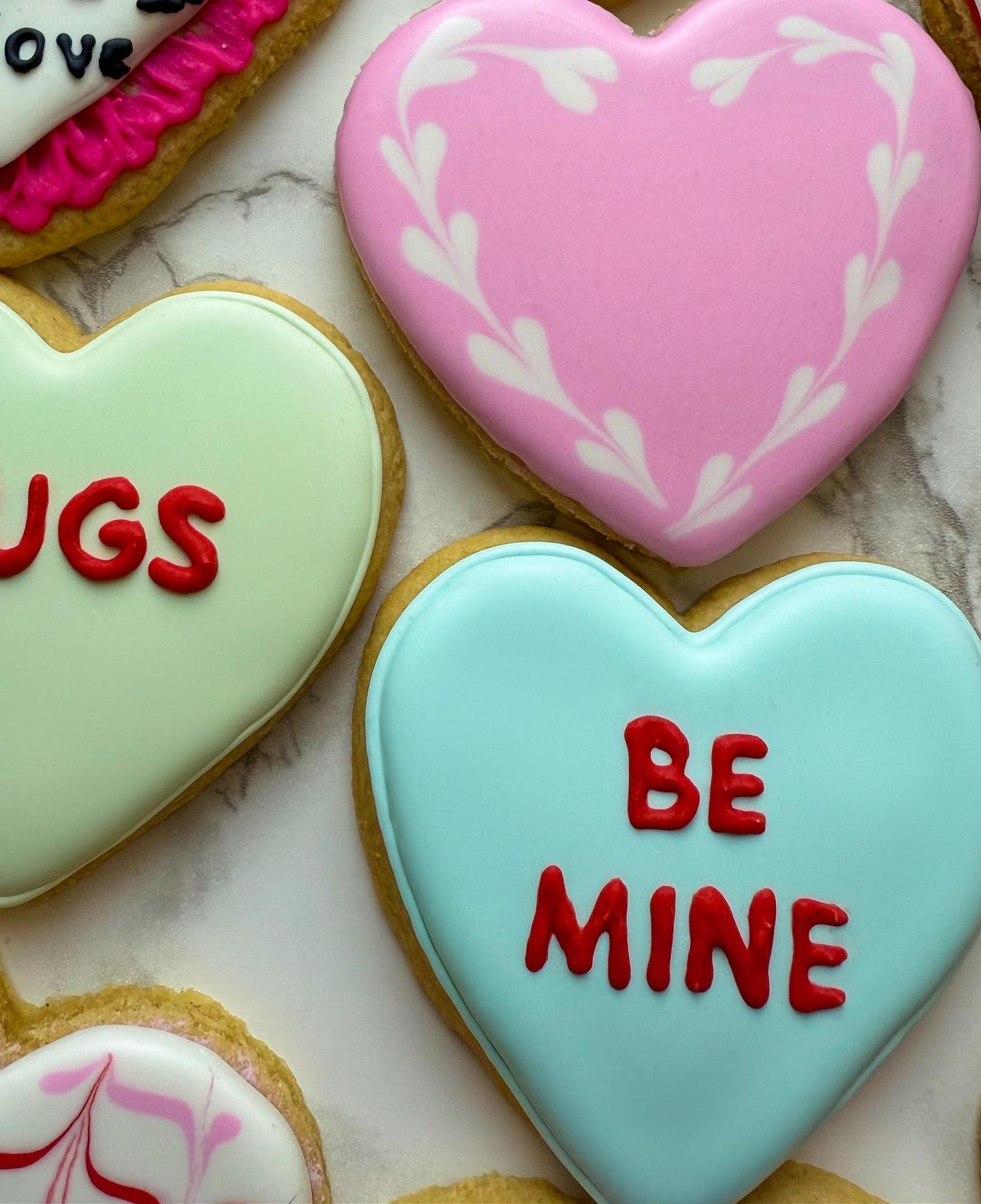 Custom Valentines Day Sugar Cookies, Valentines Day Dessert ...