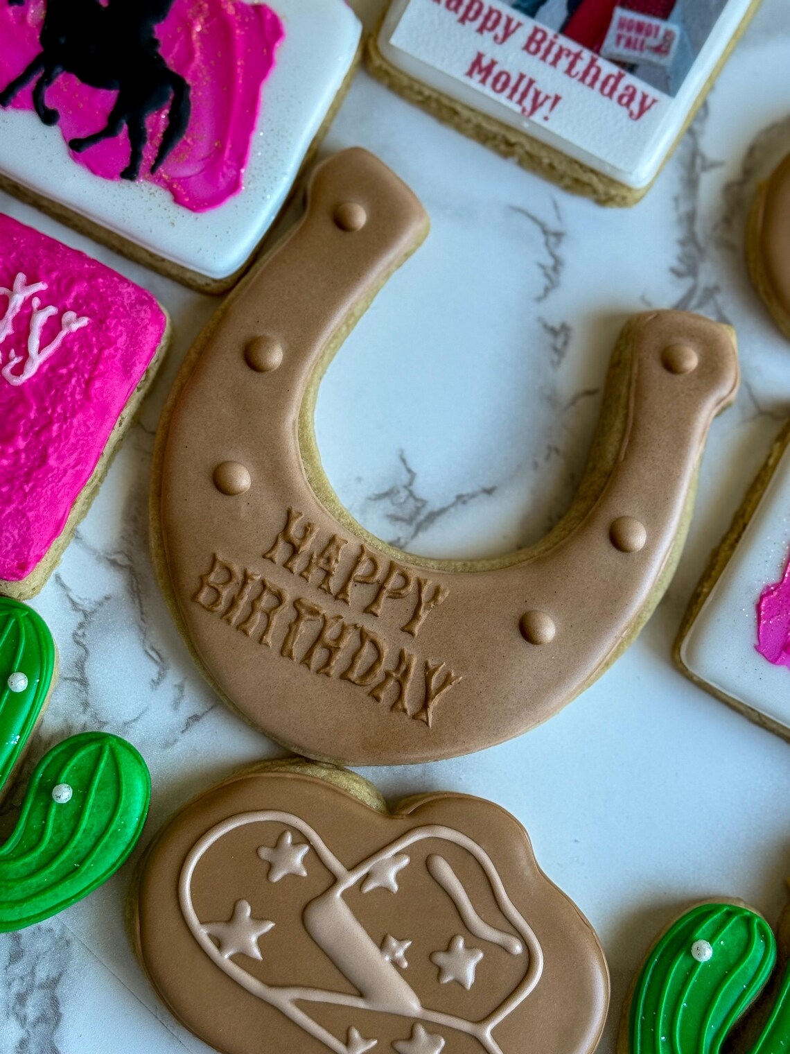 Western Cowboy Themed Sugar Cookies – Custom Decorated Cookies for ...