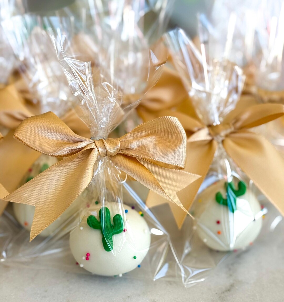 Western Cactus Cake Pops – Custom Cowboy Party Favors, Rodeo Birthday ...