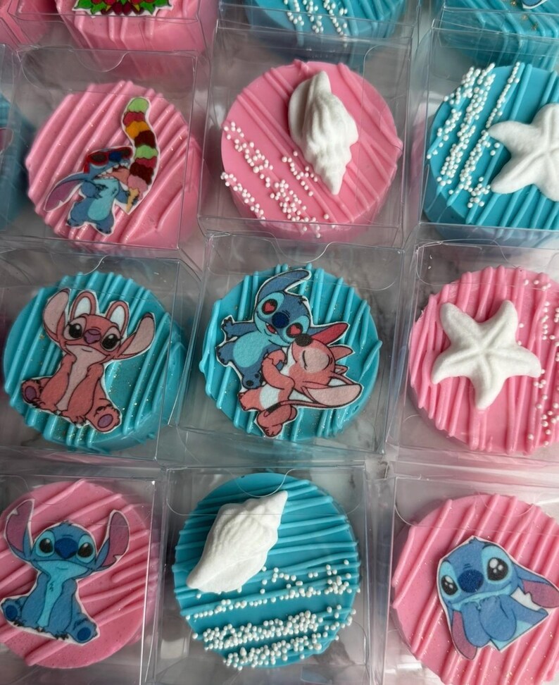 Stitch and Angel Chocolate Covered Oreos, Lilo & Stitch Party Favors ...