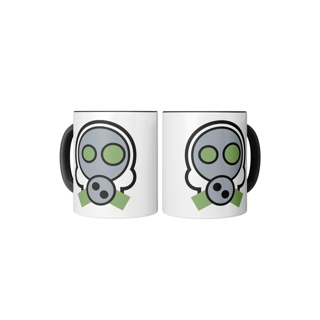 Biohazard Skull Mug - Etsy