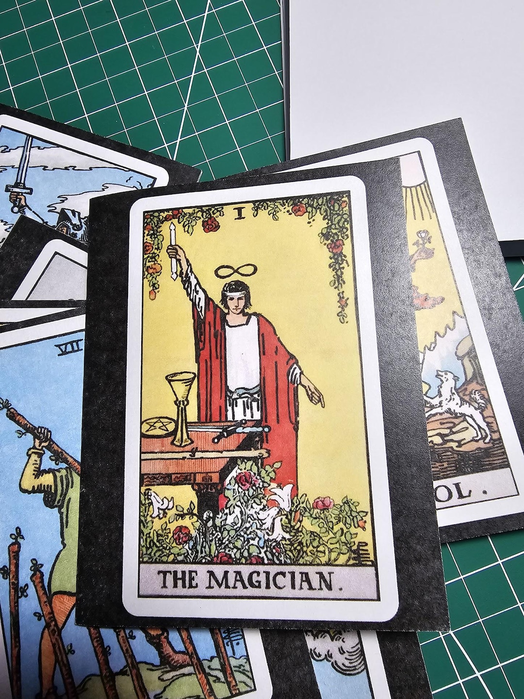 Blank Note Card - Tarot Card Design - the Magician - Rider-waite - Etsy
