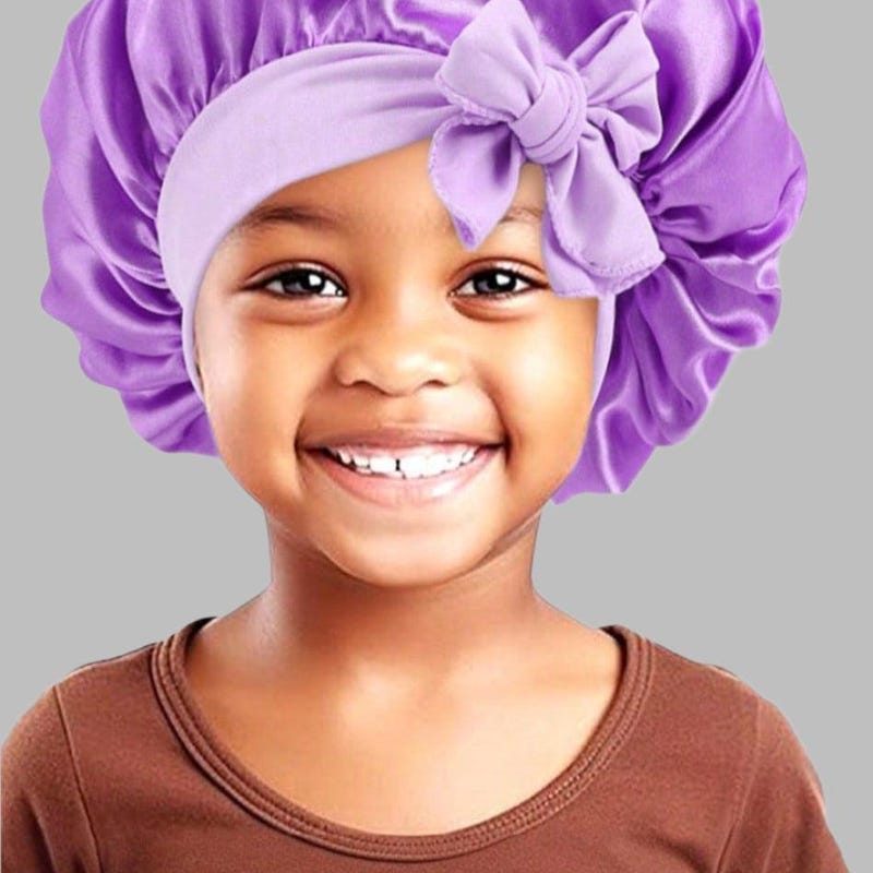 Tie Satin Bonnet Girls - Etsy