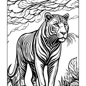 10 African Animal Coloring Pages — Safari Extravaganza! Lion, Elephant ...