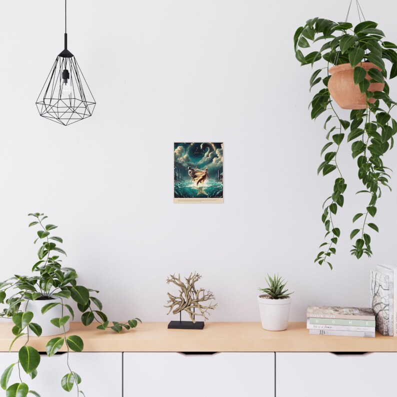 Aphrodite and Eros Greek Myth Poster | Matte Print With Mythical Sea ...