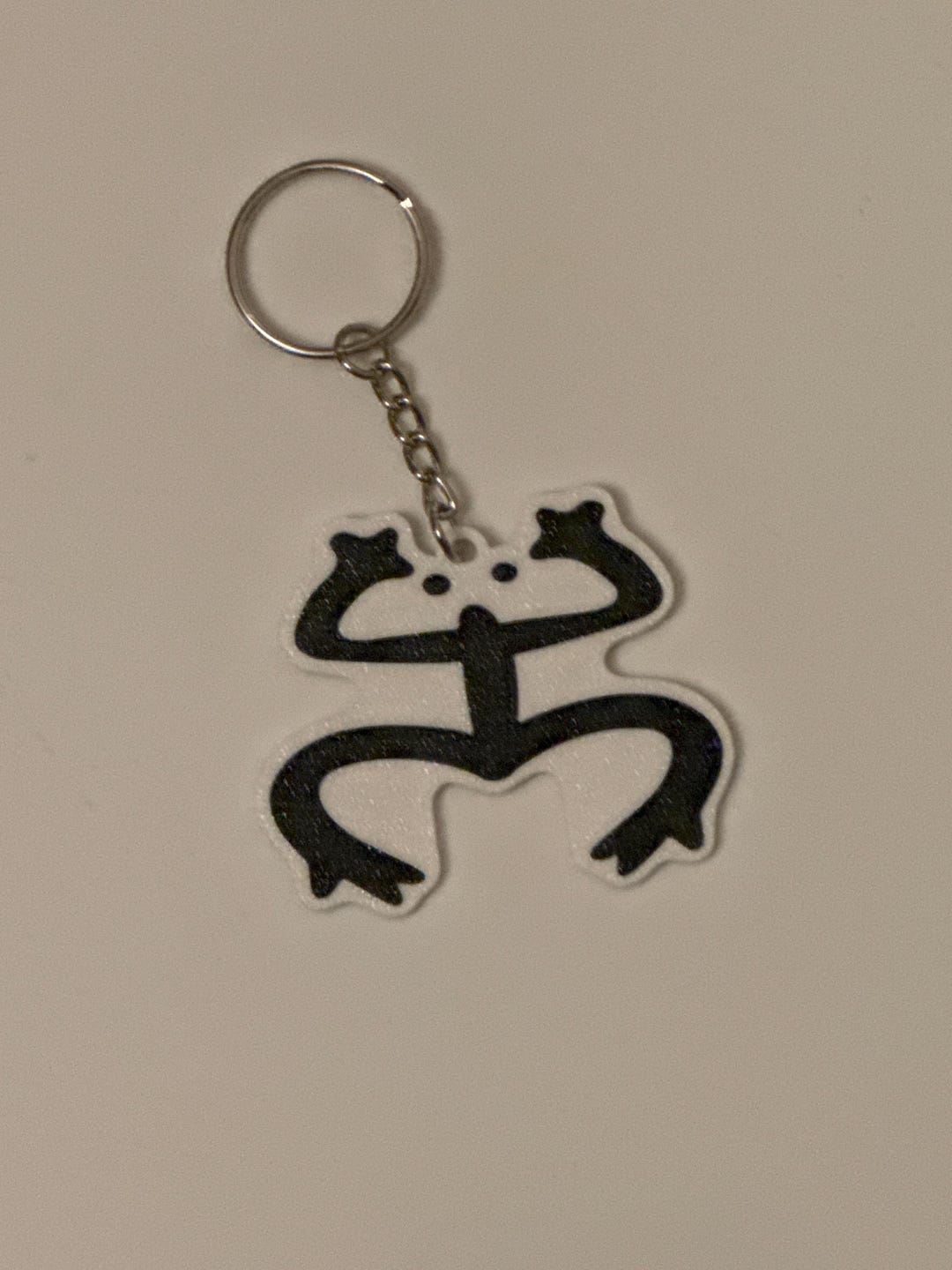 Black and White Puerto Rico Coqui Frog Souvenir Keychain - Etsy
