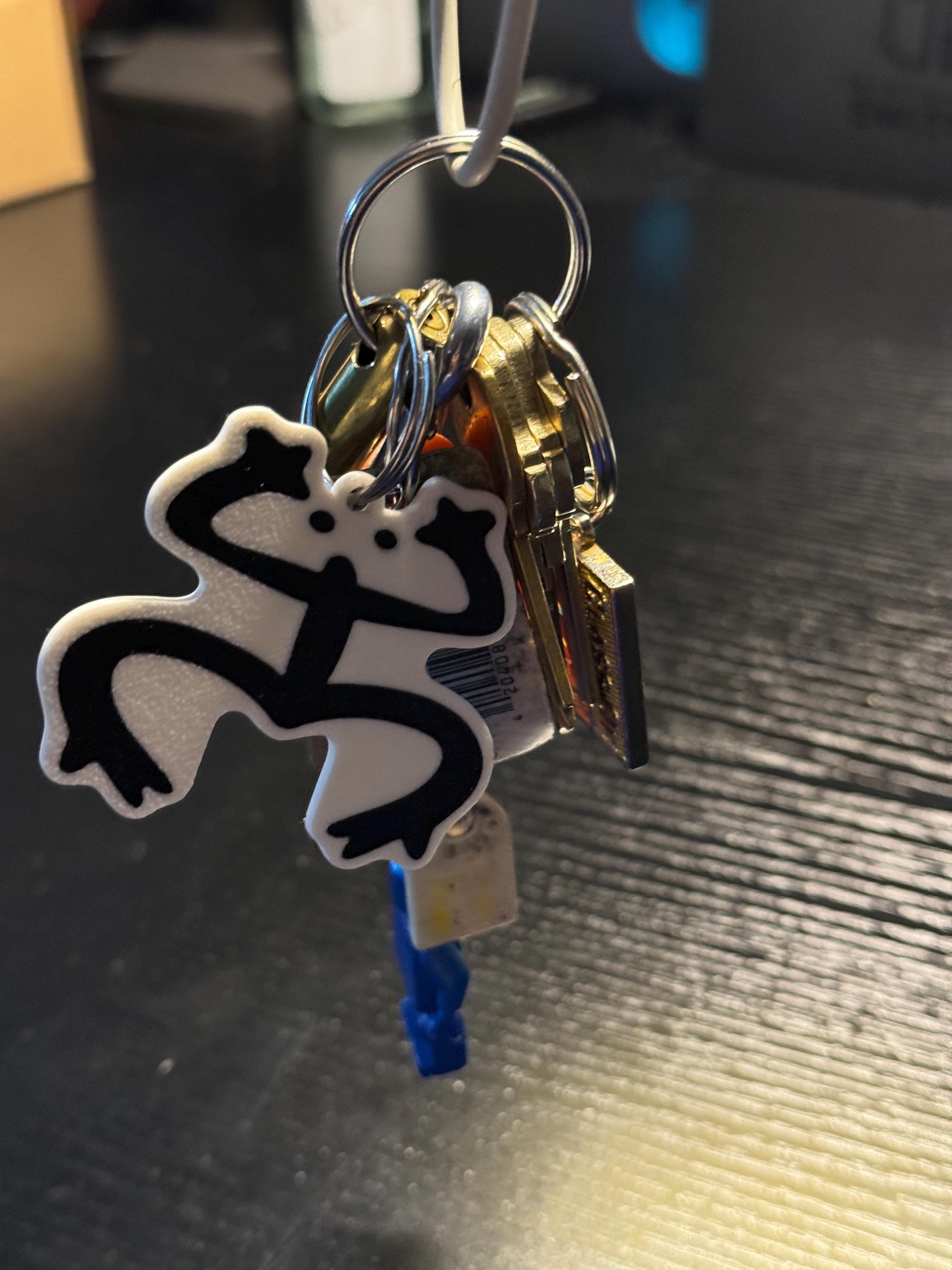 Black and White Puerto Rico Coqui Frog Souvenir Keychain - Etsy